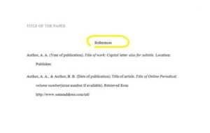 APA Reference Page: Guide on How to Format Your Sources – Wr1ter