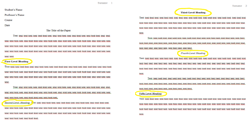 MLA Format Heading Next Level Formatting With Wr1ter