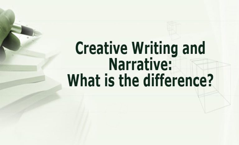 Creative Writing and Narrative: What is the Difference? – Wr1ter