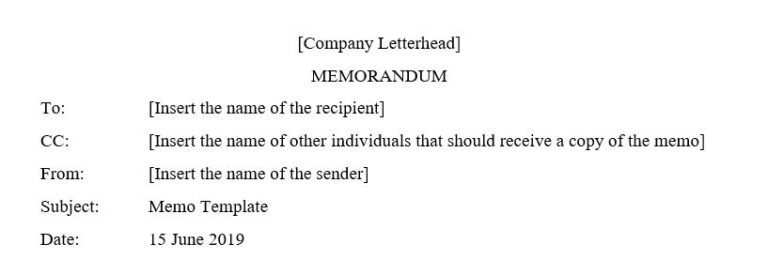 How to Write a Memo: Heading, Body, and Closing – Wr1ter