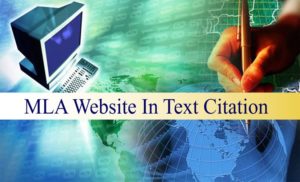 MLA Website In Text Citation: The Main Rules for Online Sources – Wr1ter