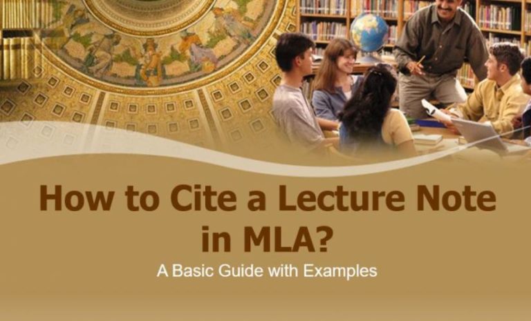 How To Cite A Lecture Note In MLA 9 A Basic Guide With Samples Wr1ter