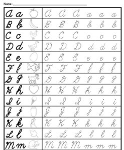 How to Write in Cursive: Basic Guidelines With Examples – Wr1ter
