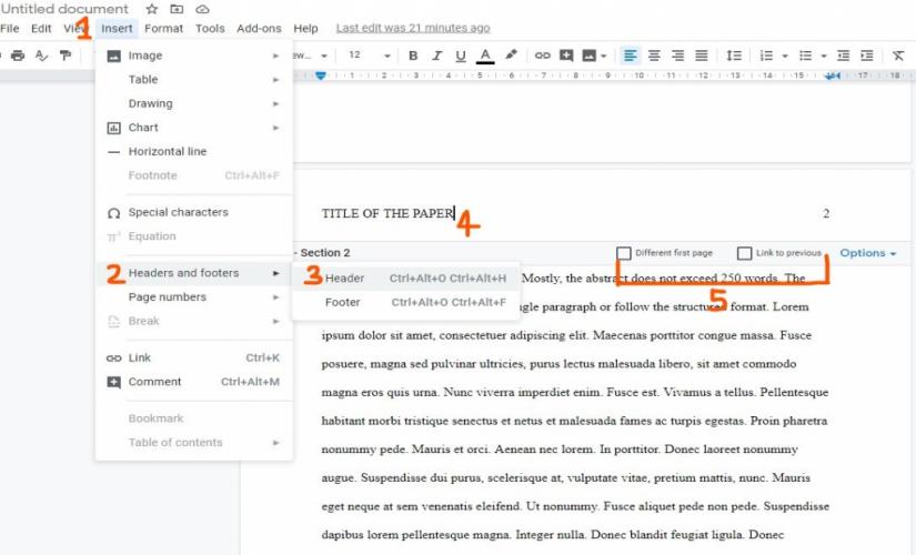 How To Create An APA Format Template In Google Docs With Examples Wr1ter