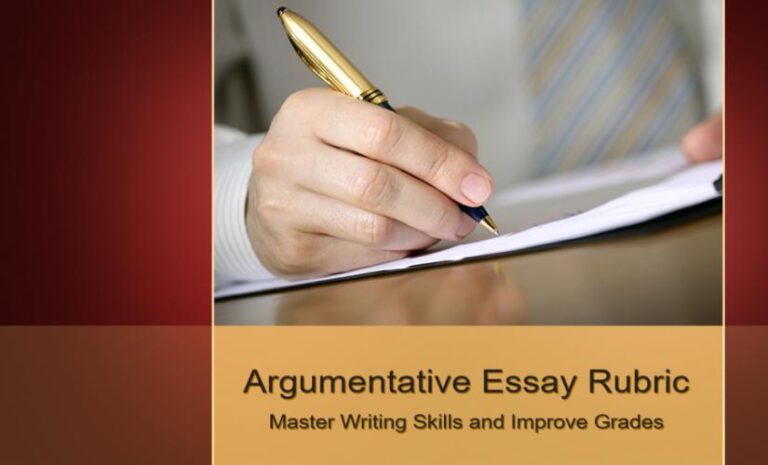 How to Write a Correct Argumentative Essay Rubric & Examples – Wr1ter