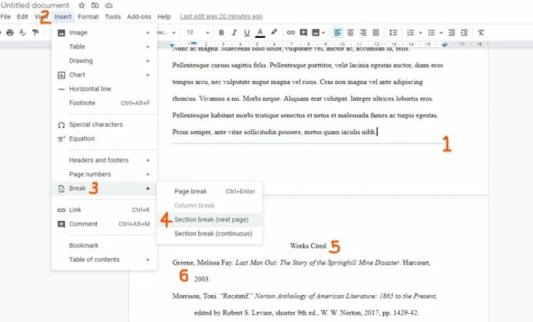 How to Create an MLA Format Template in Google Docs With Examples – Wr1ter