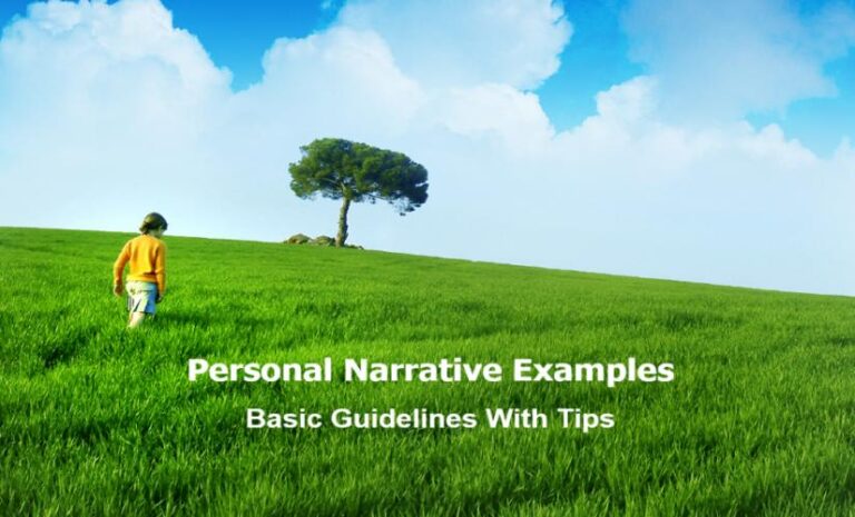 Free Personal Narrative Examples: Basic Guidelines With Tips – Wr1ter