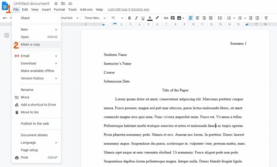 How to Create an MLA Format Template in Google Docs With Examples – Wr1ter