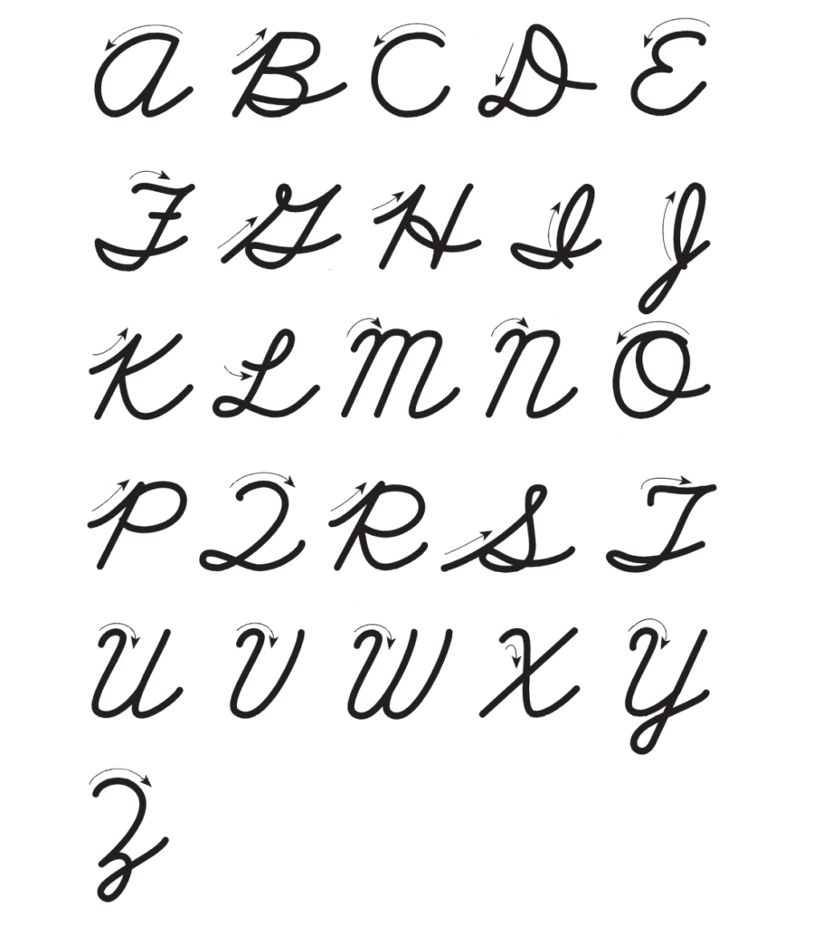 How To Write In Cursive Basic Guidelines With Examples Wr1ter