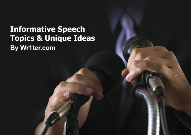 650 Informative Speech Topics & Unique Ideas – Wr1ter